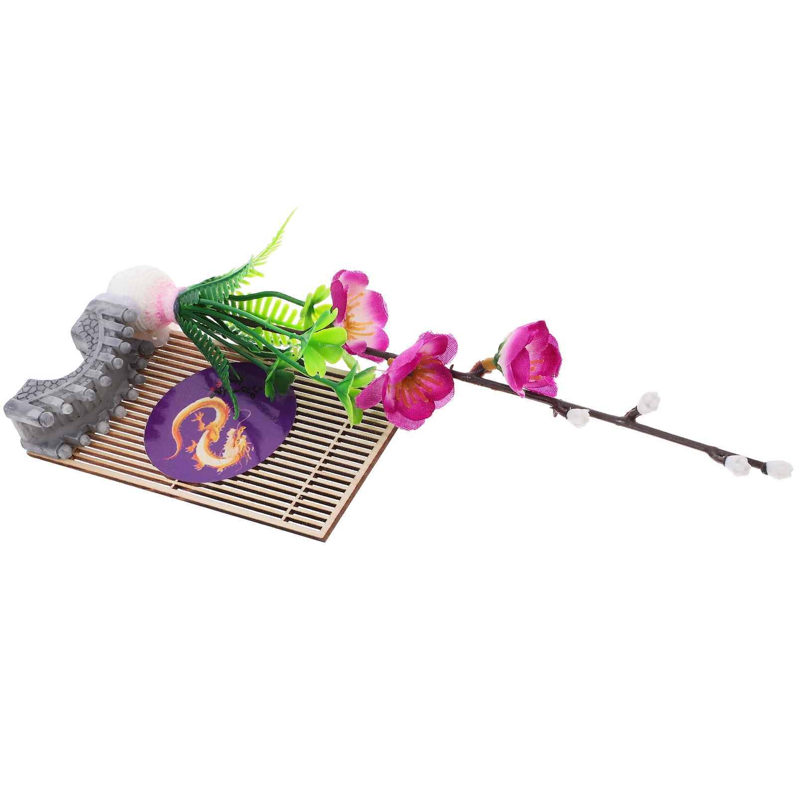 Sashimi Plating Decorations Sushi Table Flower Faux Statue Plate ...