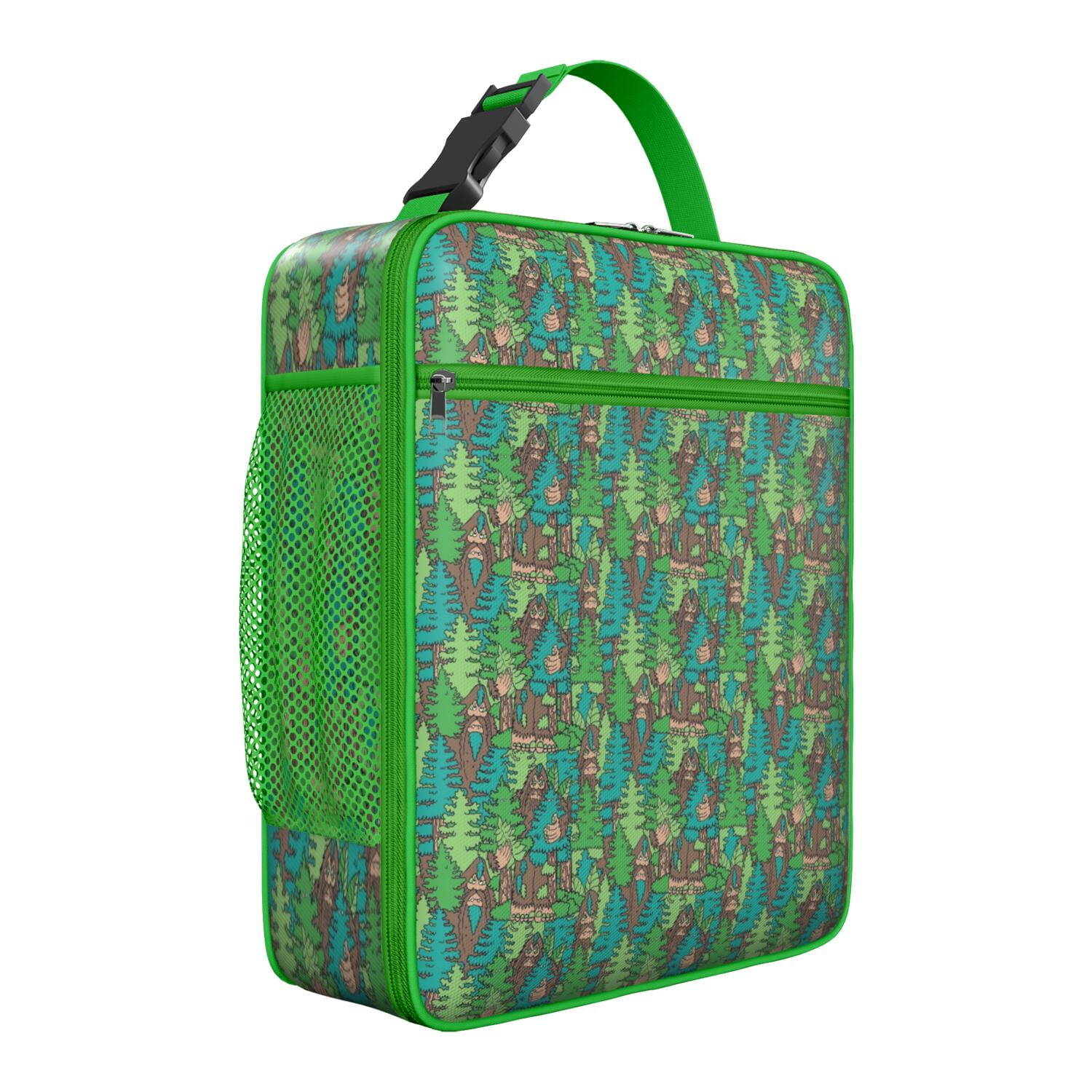 Sasquatch and Bigfoot Footprint Design Lunch Box Tote, Funny Outdoors ...