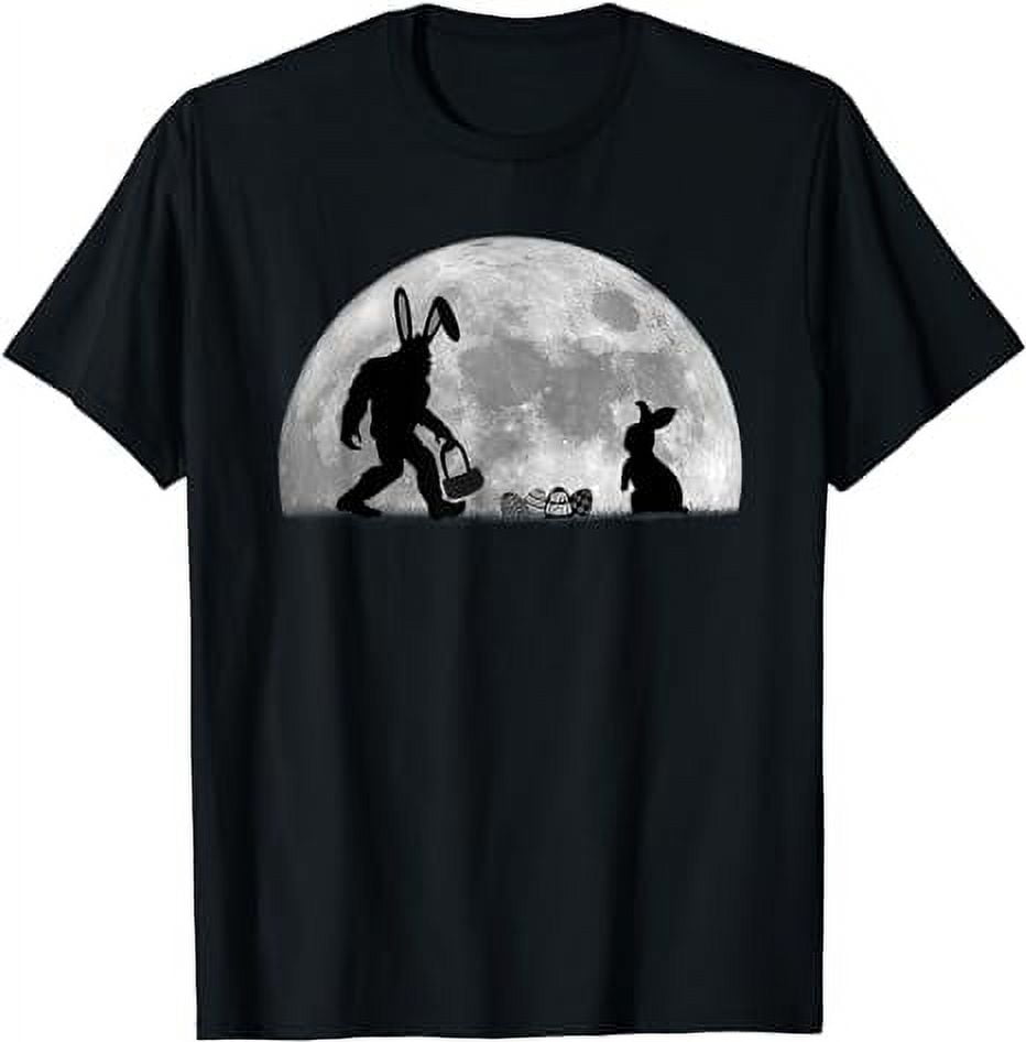 Sasquatch Easter Bunny Design Funny Bigfoot Easter Egg T-Shirt ...
