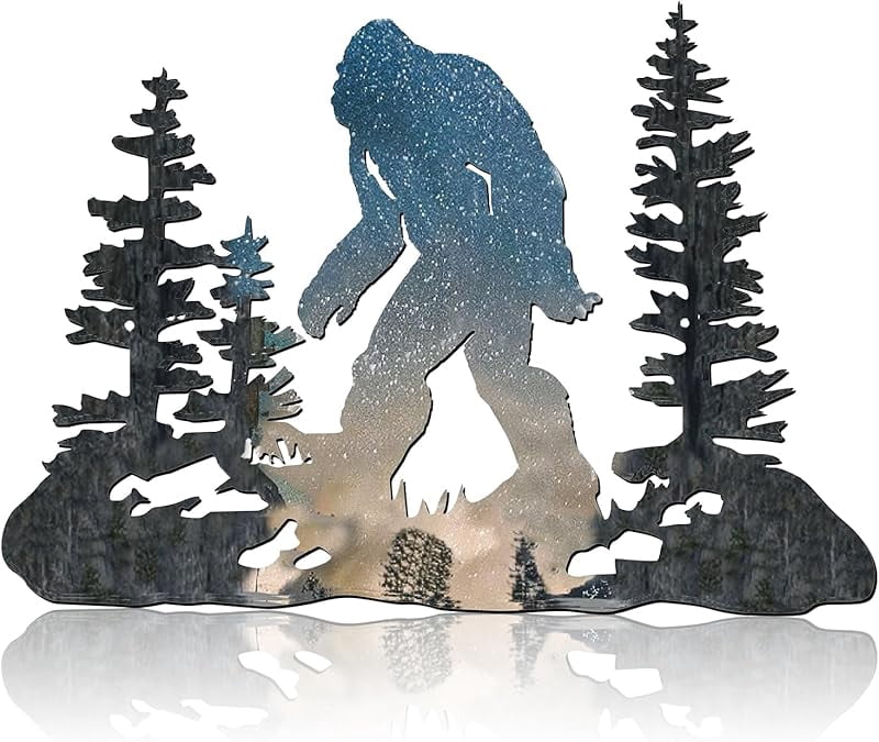 Sasquatch Wall Decor Bigfoot Statues for Yard 15.7 x 11 Sasquatch ...