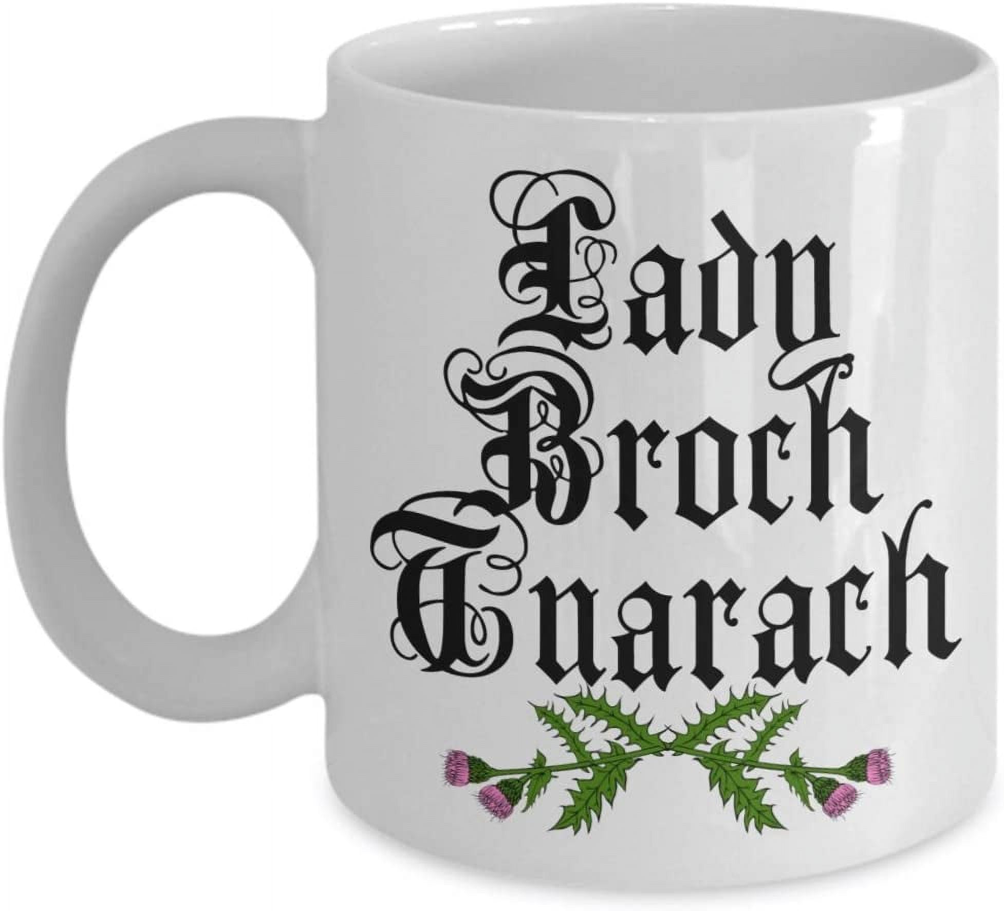 Sassenach Lady Broch Tuarach Mug - Thistles Outlander Inspired Gift ...