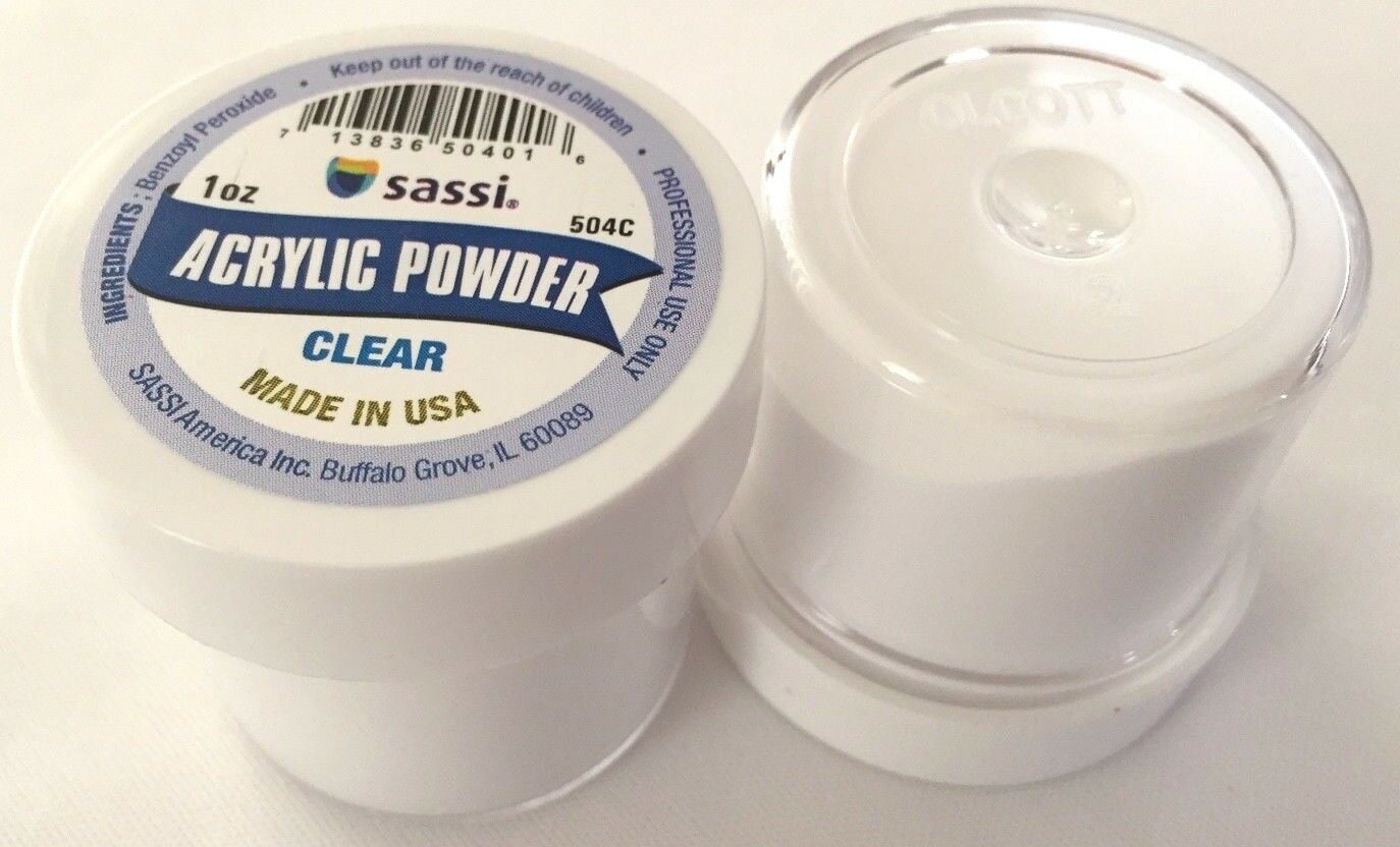 Sassi Dip Acrylic Powder Clear 1oz - Walmart.com
