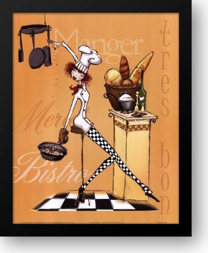 Sassy Chef III 15x18 Framed Art Print by Kinsley, Mara - Walmart.com