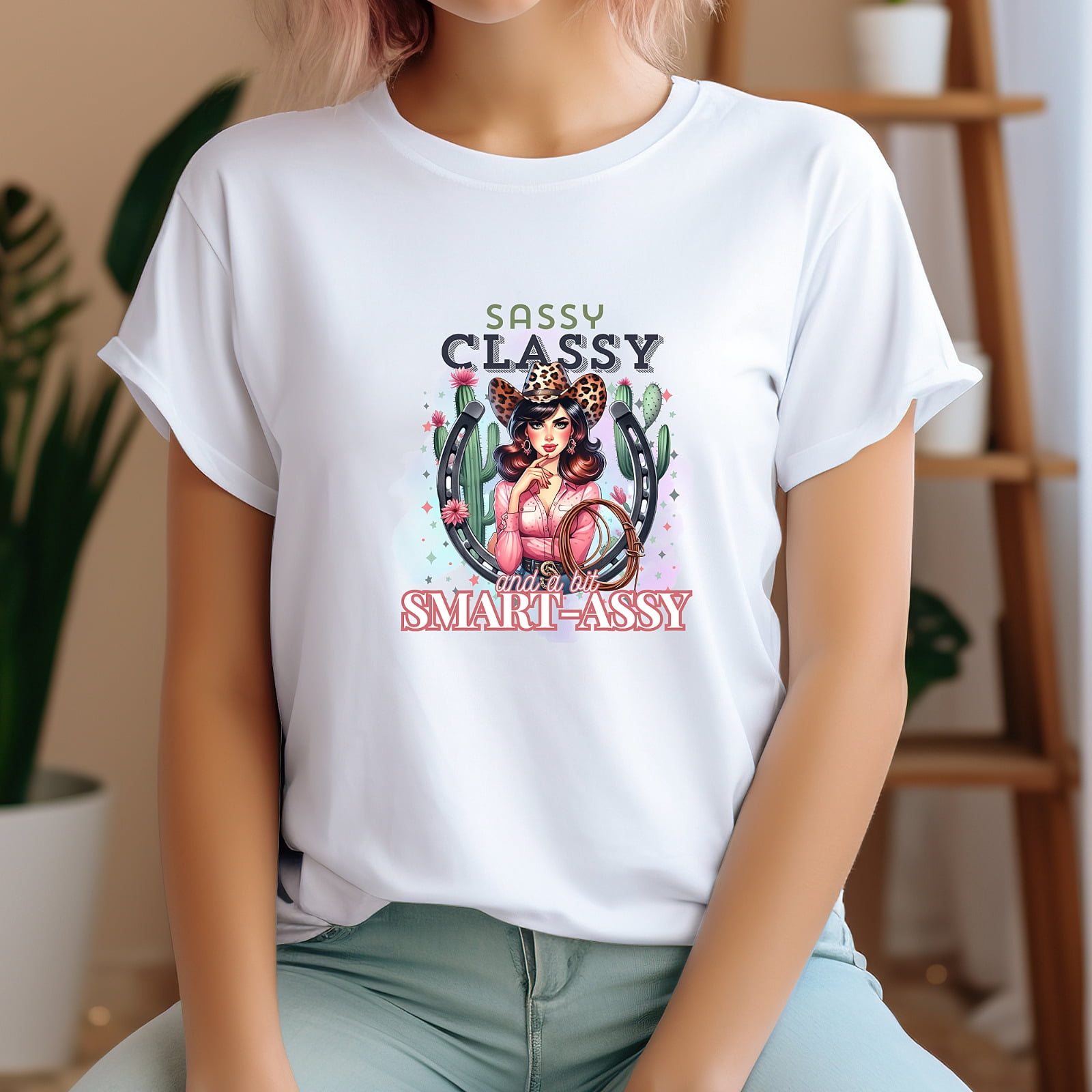 Sassy Classy Smart Assy Western Vibes Women Cowgirl Inspired T Shirt ...