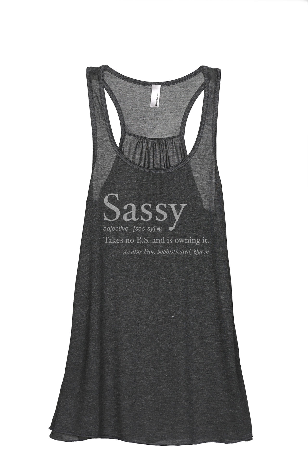 Sassy Definition Women's Fashion Sleeveless Flowy Racerback Workout ...