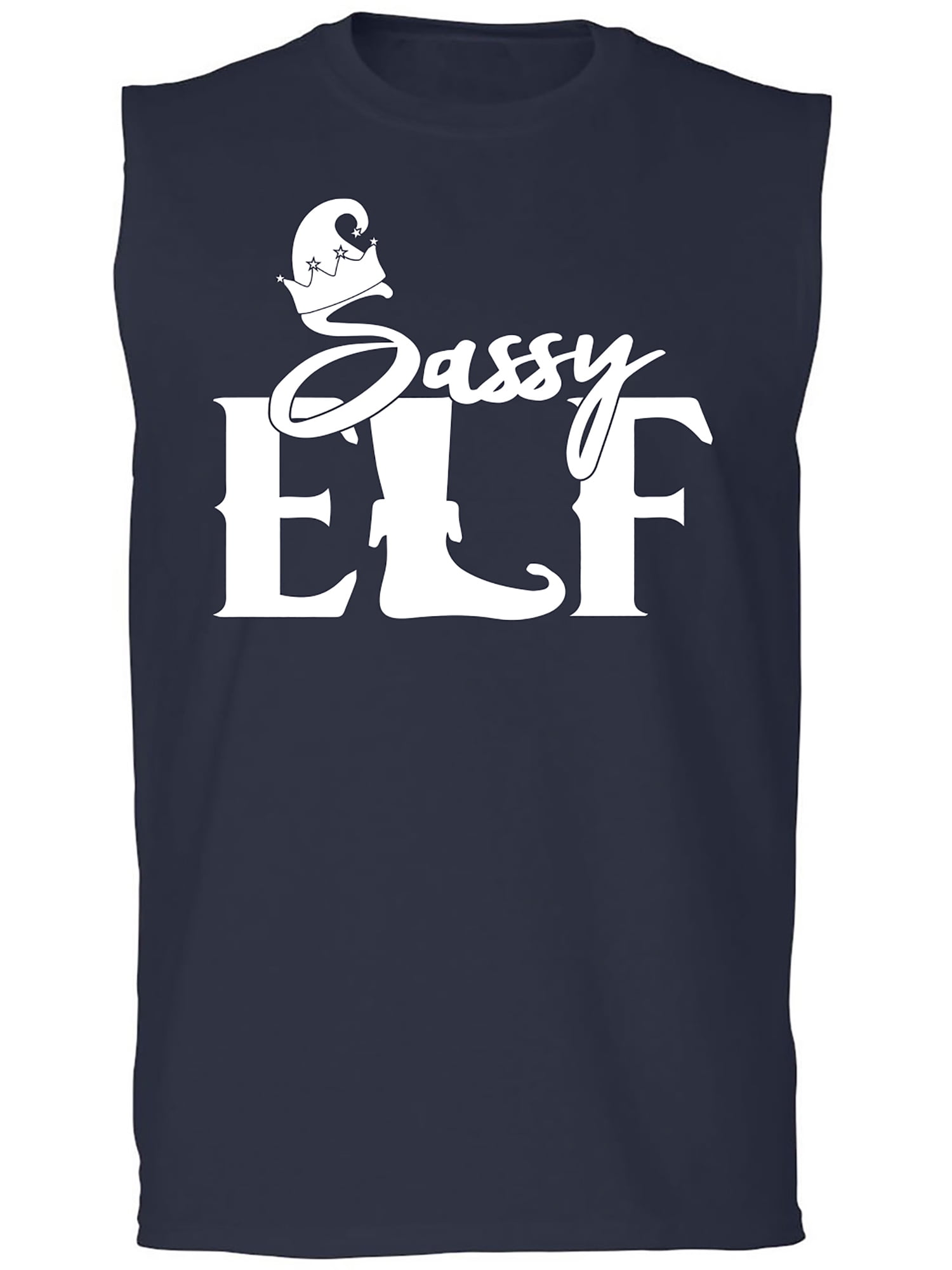 Sassy Elf Adult Sleeveless Tee - Walmart.com