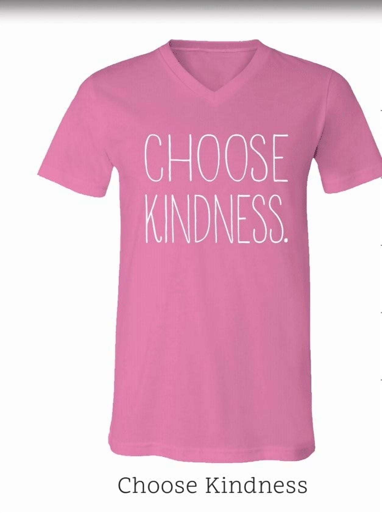 Sassy Frass Choose Kindness Canvas T-Shirt - Walmart.com