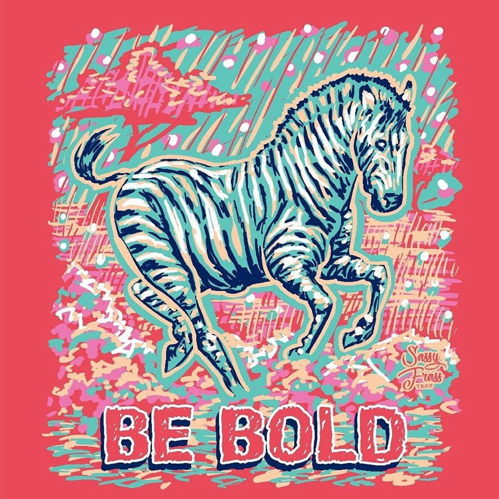 Sassy Frass Preppy Be Bold Zebra T-Shirt - Walmart.com