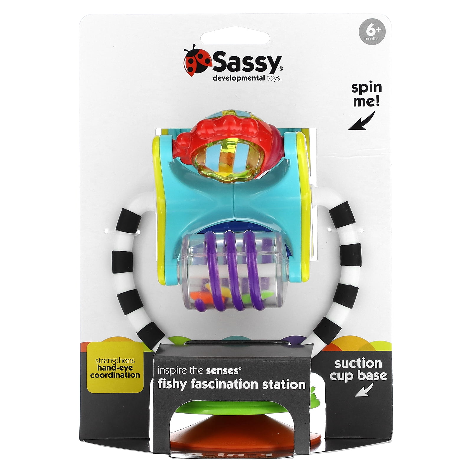 Sassy Inspire The Senses, Developmental Baby Rattle Toy, Fishy ...
