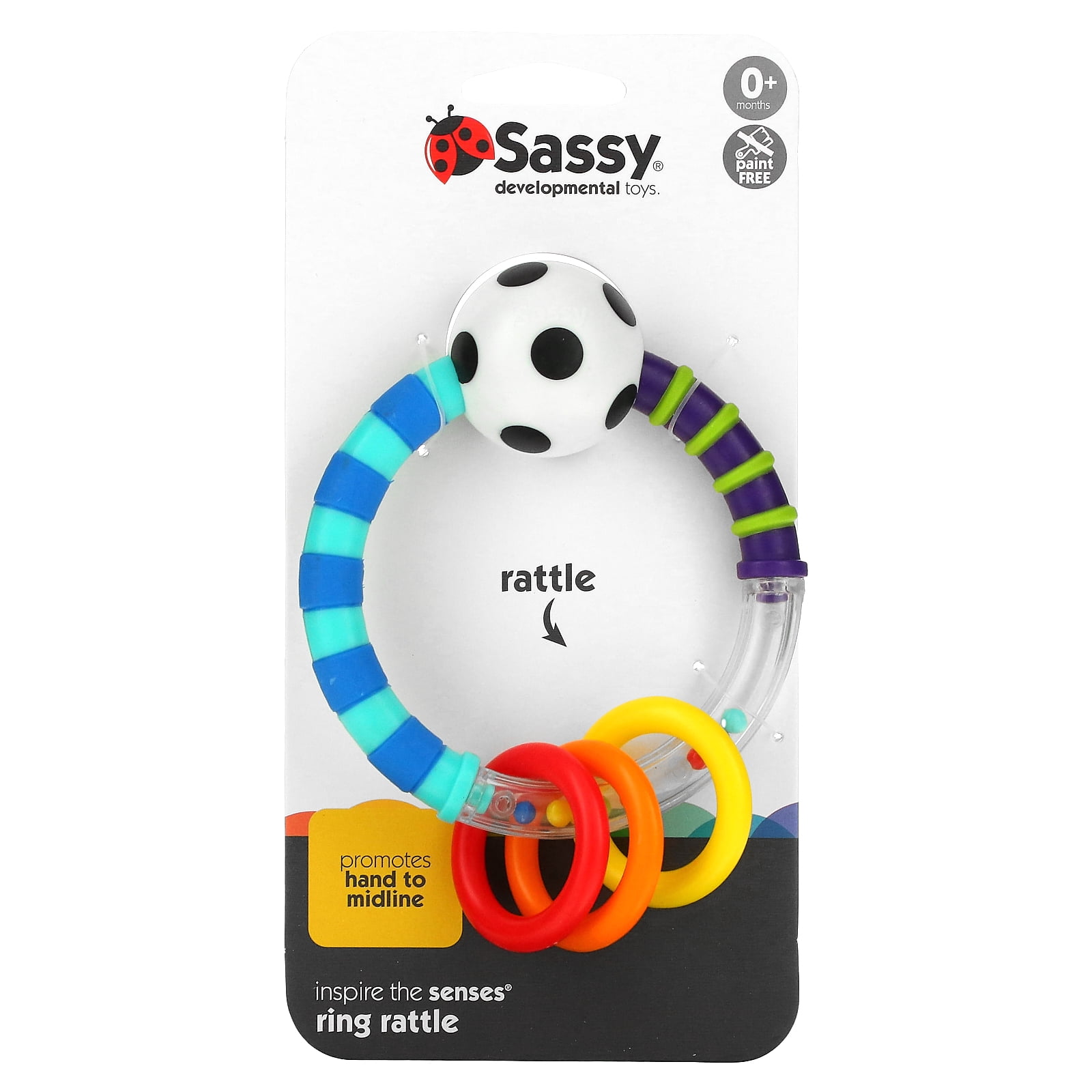 Sassy Ring Rattle | Developmental Baby Toy for Early Learning | High ...