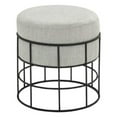 Sassy Metal Outdoor Fabric Stool - Walmart.com