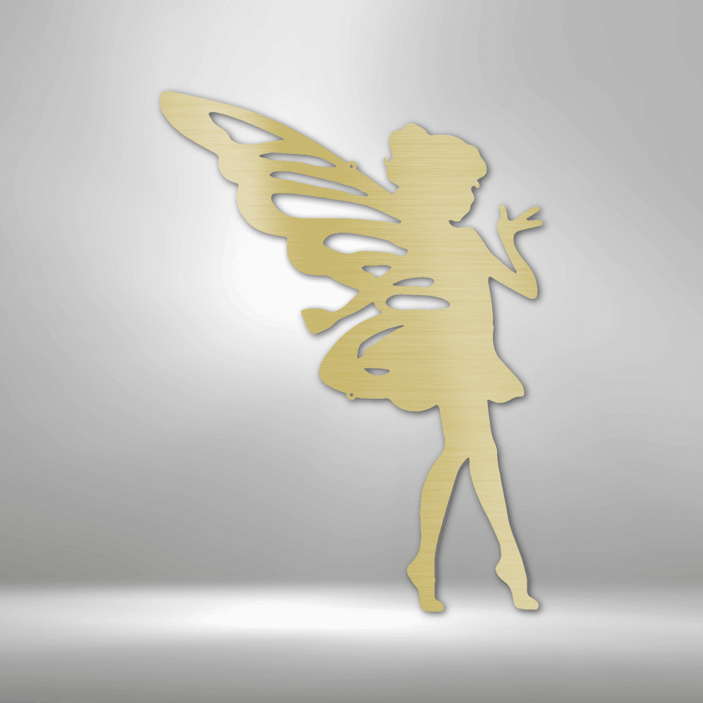 Sassy Pixie Steel Sign Laser Cut Powder Coated Home & Office Metal Wall ...