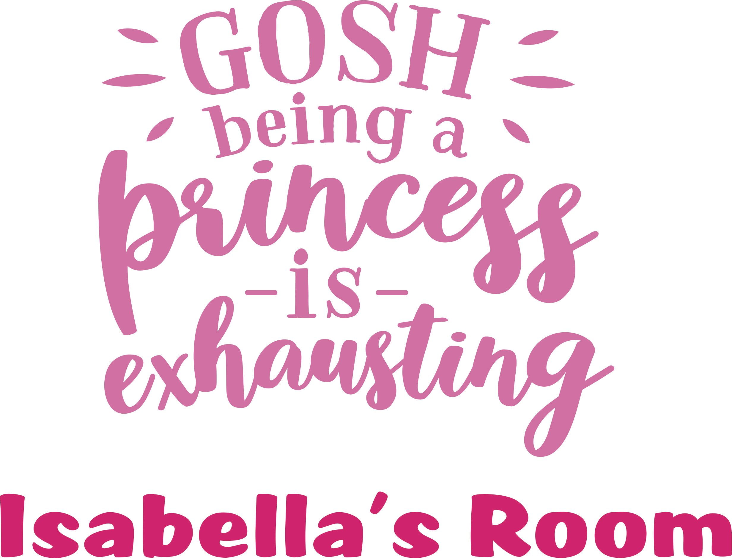 Sassy Princess Quotes Life Positive Quotes Personalized Wall Decal ...