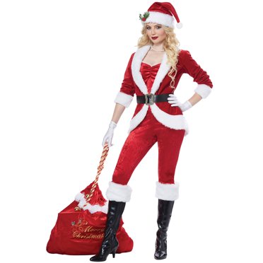 Leg Avenue Women's Mrs. Claus 2-Piece Santa Christmas Costume - Walmart.com