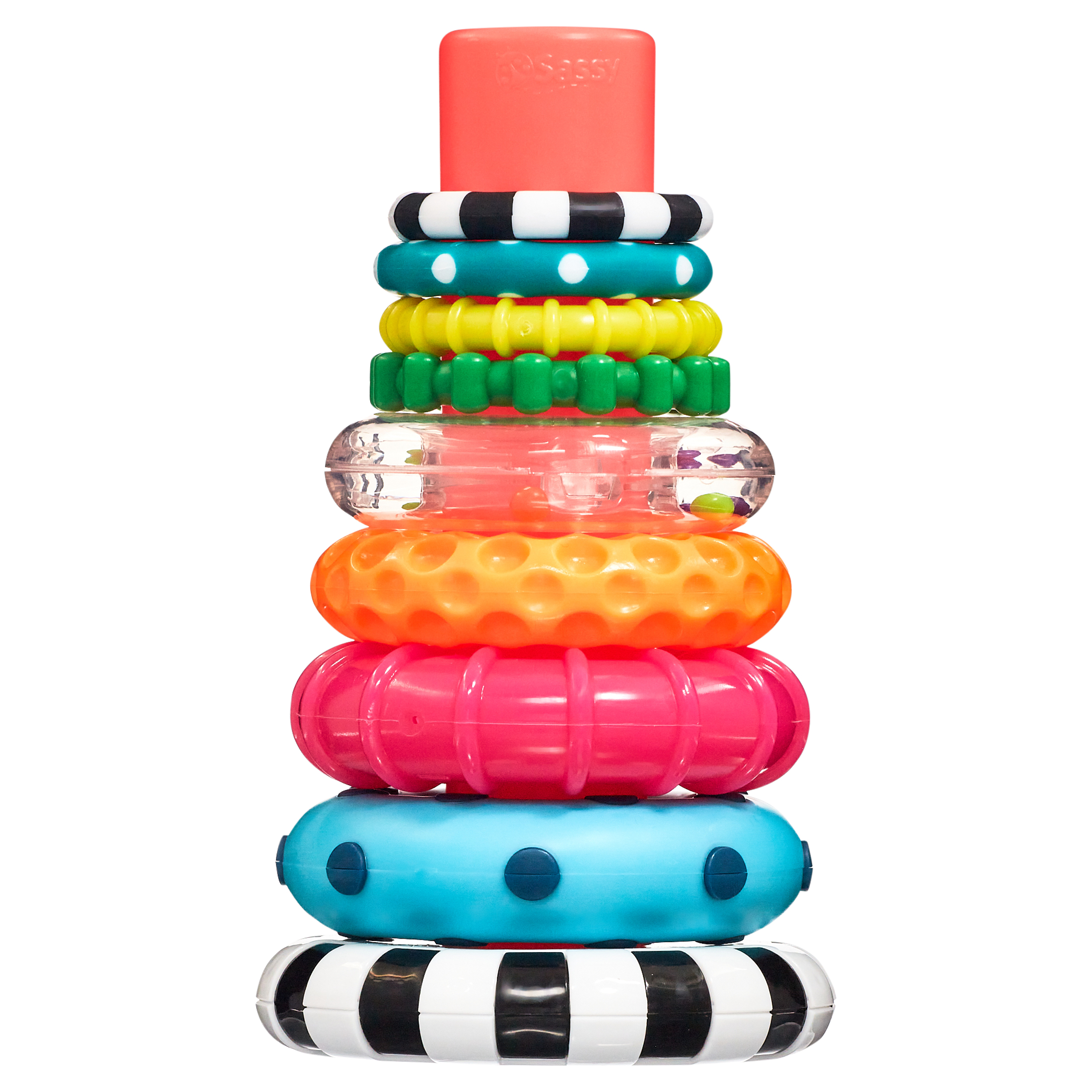 Sassy 6-Piece Sushi Sorter Stem ToySassy 6-Piece Sushi Sorter for ...