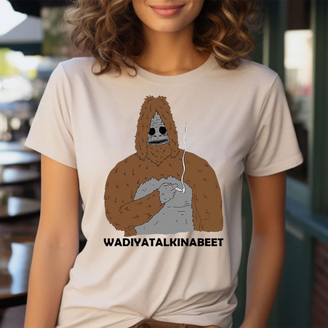 Sassy The Sasquatch Smoke Big Foot Lez Show Funny Cult T Tee T Shirt
