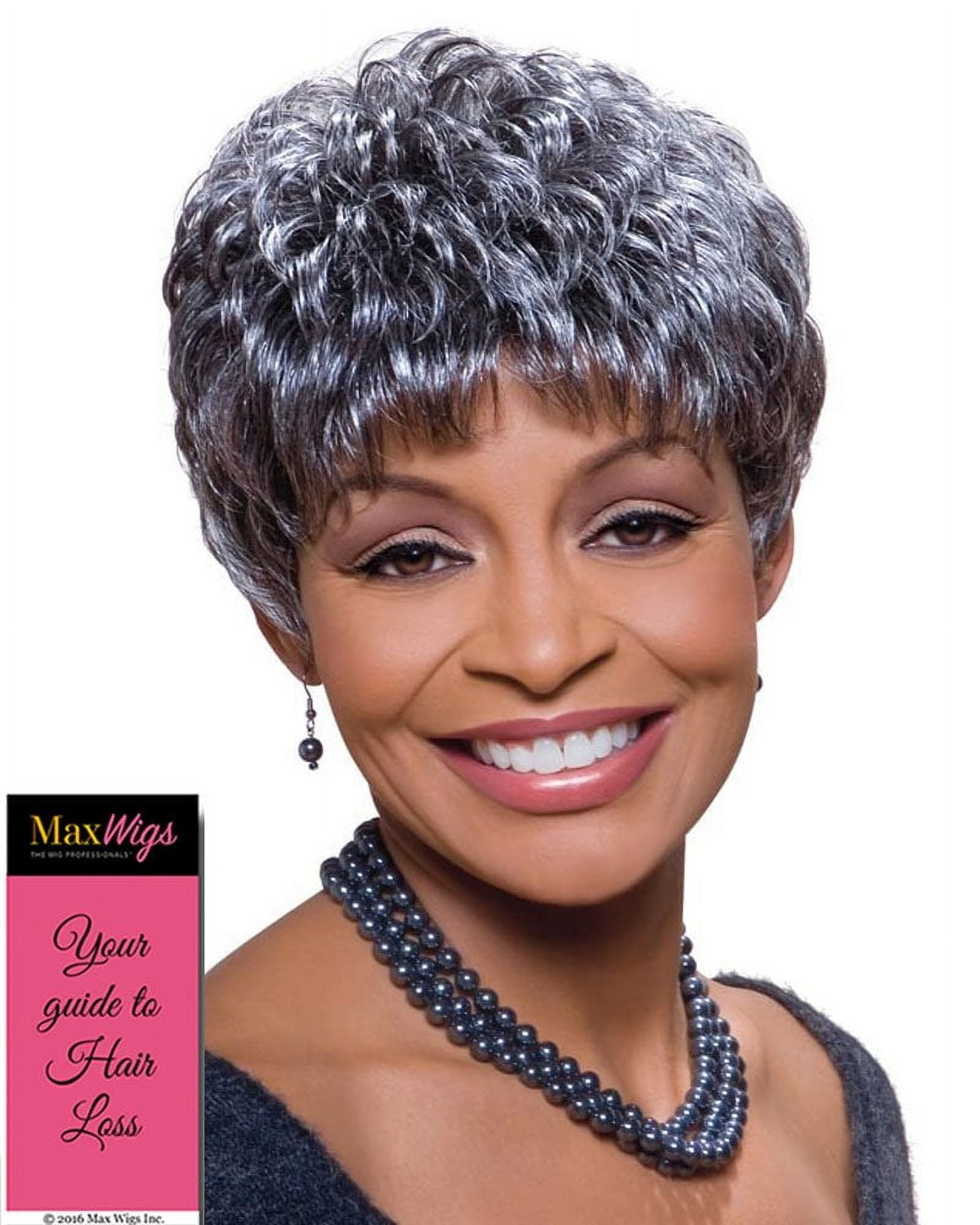Sassy Wig Color 1 Black - Foxy Silver Wigs Short Pixie Wavy Synthetic ...