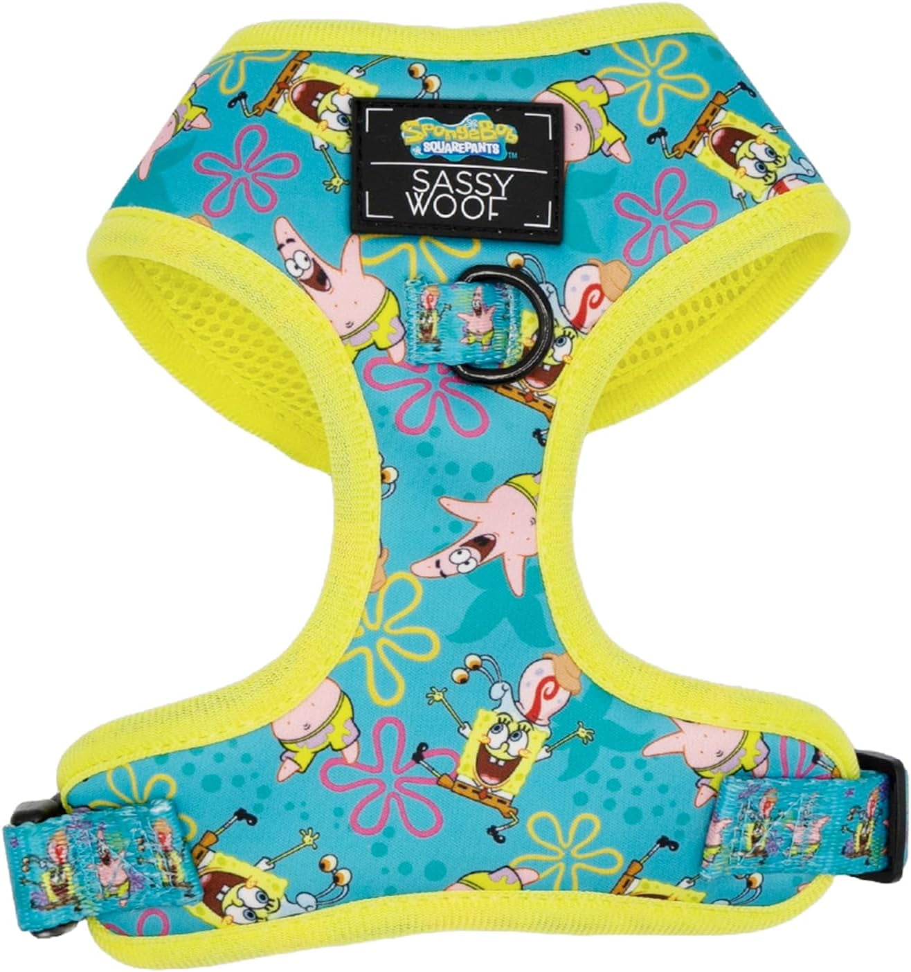 Sassy Woof Dog Adjustable Harness - SpongeBob SquarePants™ Jelly Fishin ...