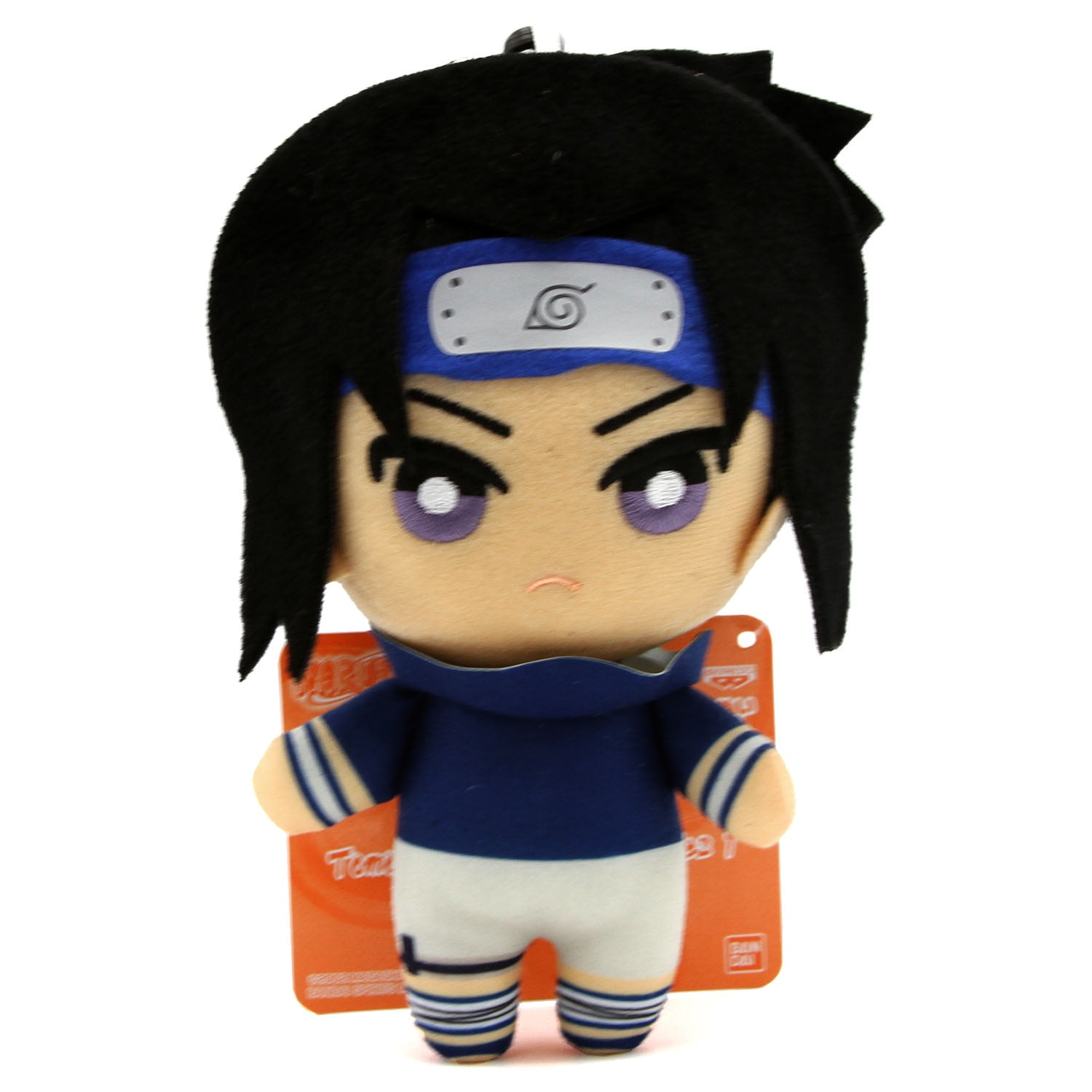 Sasuke Uchiha - Naruto 6" Tomonui Series 1 Dangler Plush (Banpresto ...