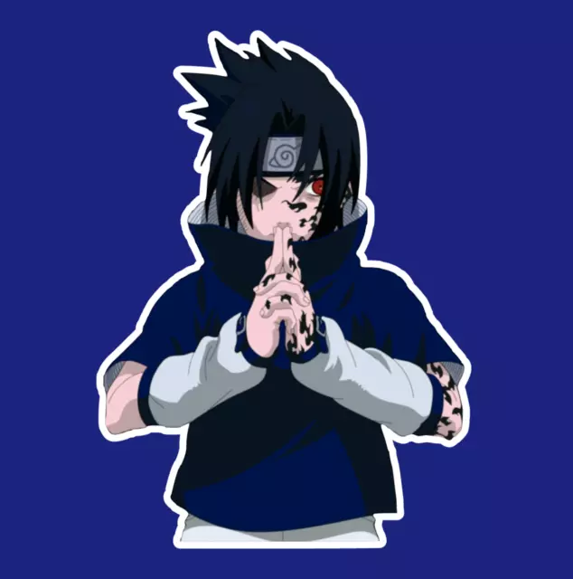 Sasuke Uchiha Naruto Sticker Phone Decal Water Bottle Stickers Car ...