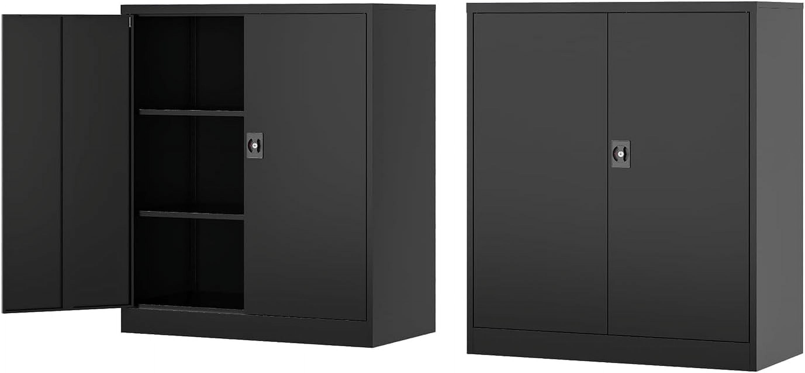 sasyxdc Metal Storage Cabinet-70\u201D Tall Steel File Cabinets with ...