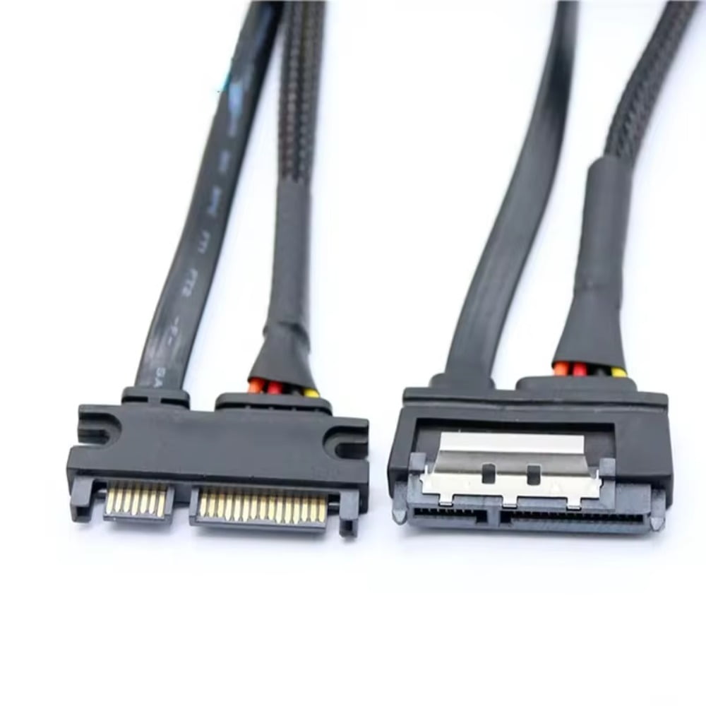 Sata Extension Cable SATA 22 Pin Male To Female SATA 3 III 22 Pin Male ...