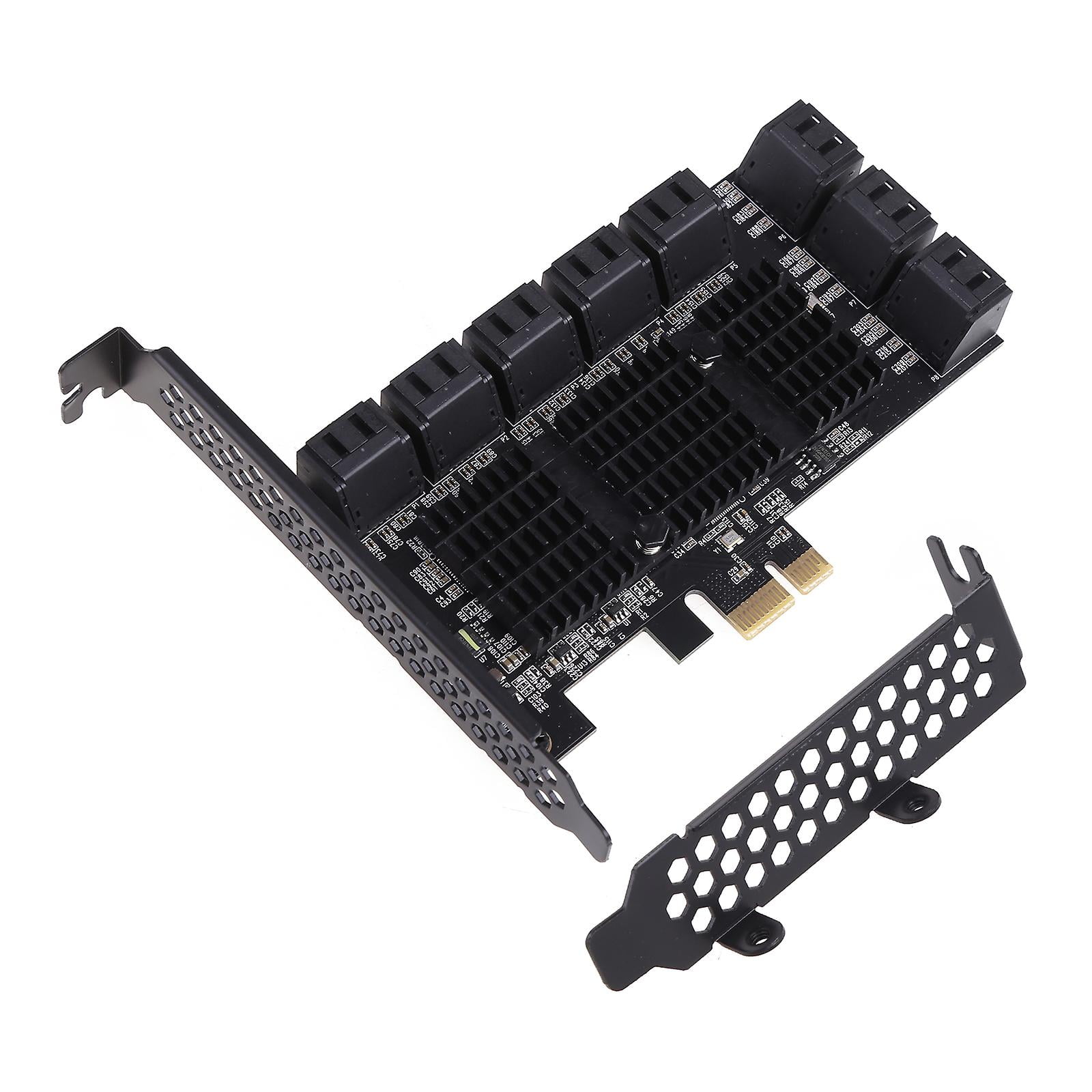 Sata3.0 Adapter Pcie 1x To 16 Ports Sata Iii Expansion Card Sata Pcie ...
