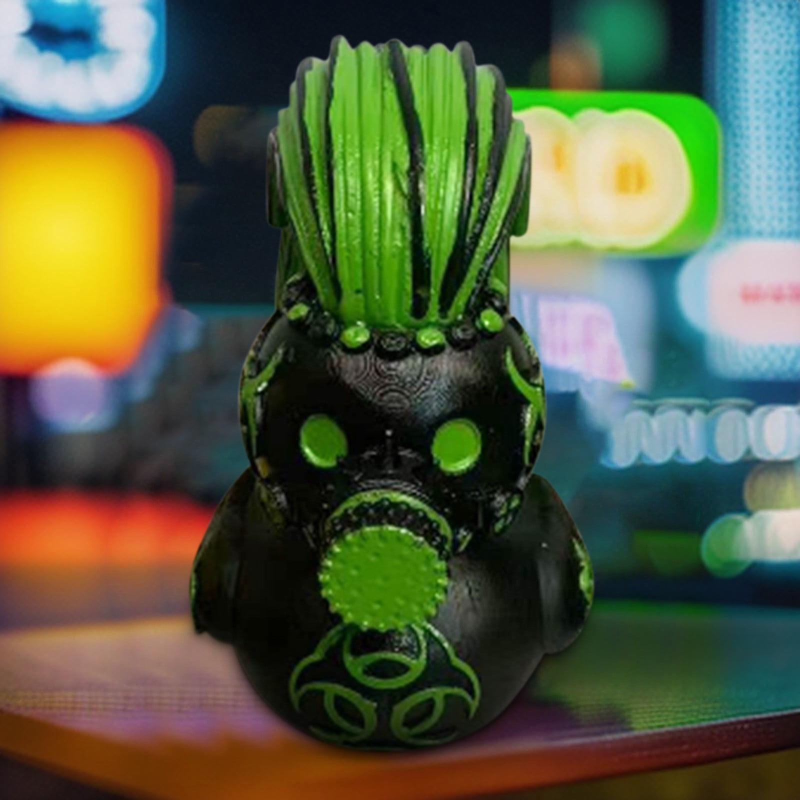 Satanic Punk Death Killmonger - Punk Duck Goth Resin Duck - Garage Kits ...