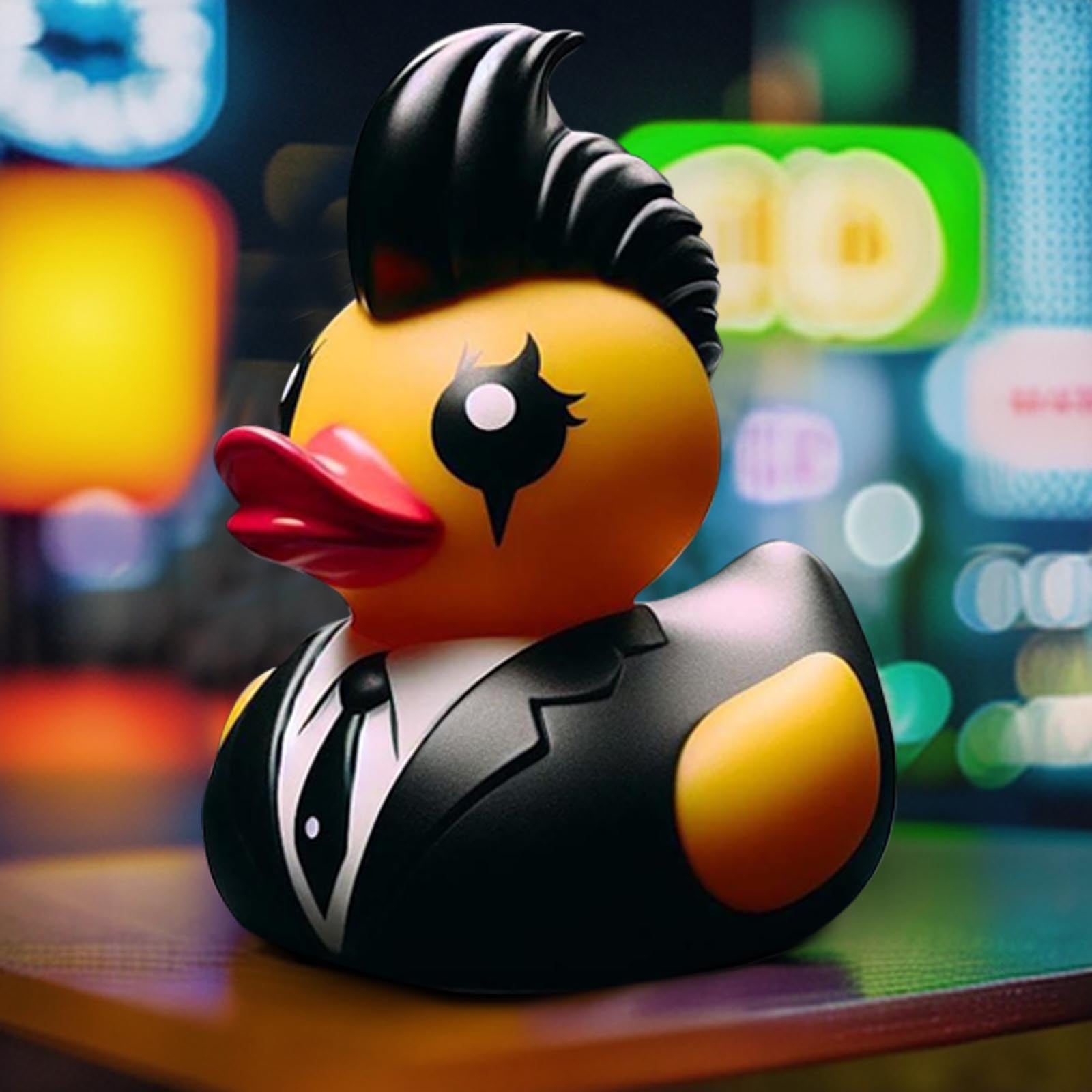 Satanic Punk Death Killmonger - Punk Duck Goth Resin Duck - Garage Kits ...