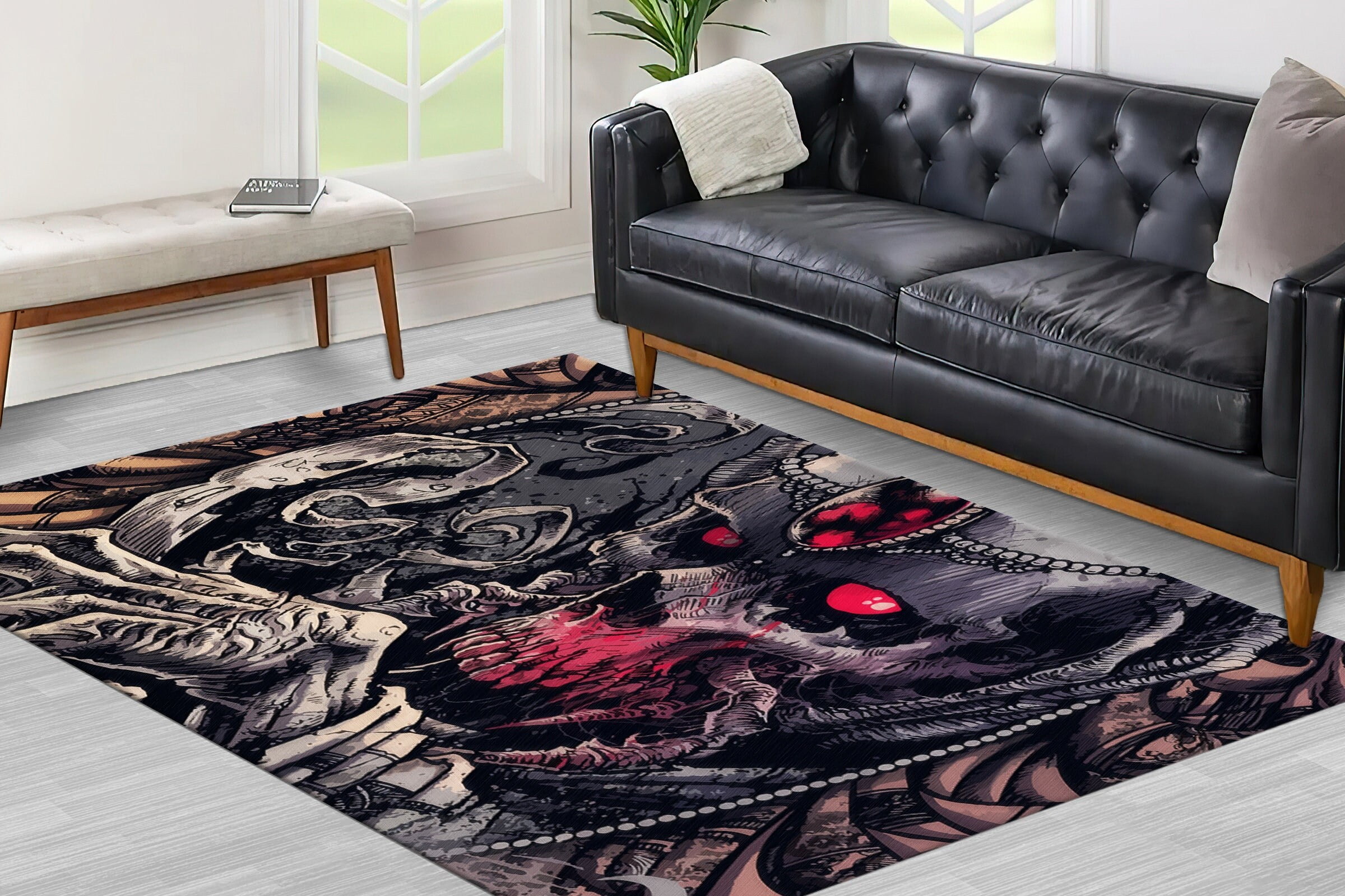 Satanic Rugs, Bathroom Rug, Entryway Rug, Small Rug, Kitchen Rugs ...