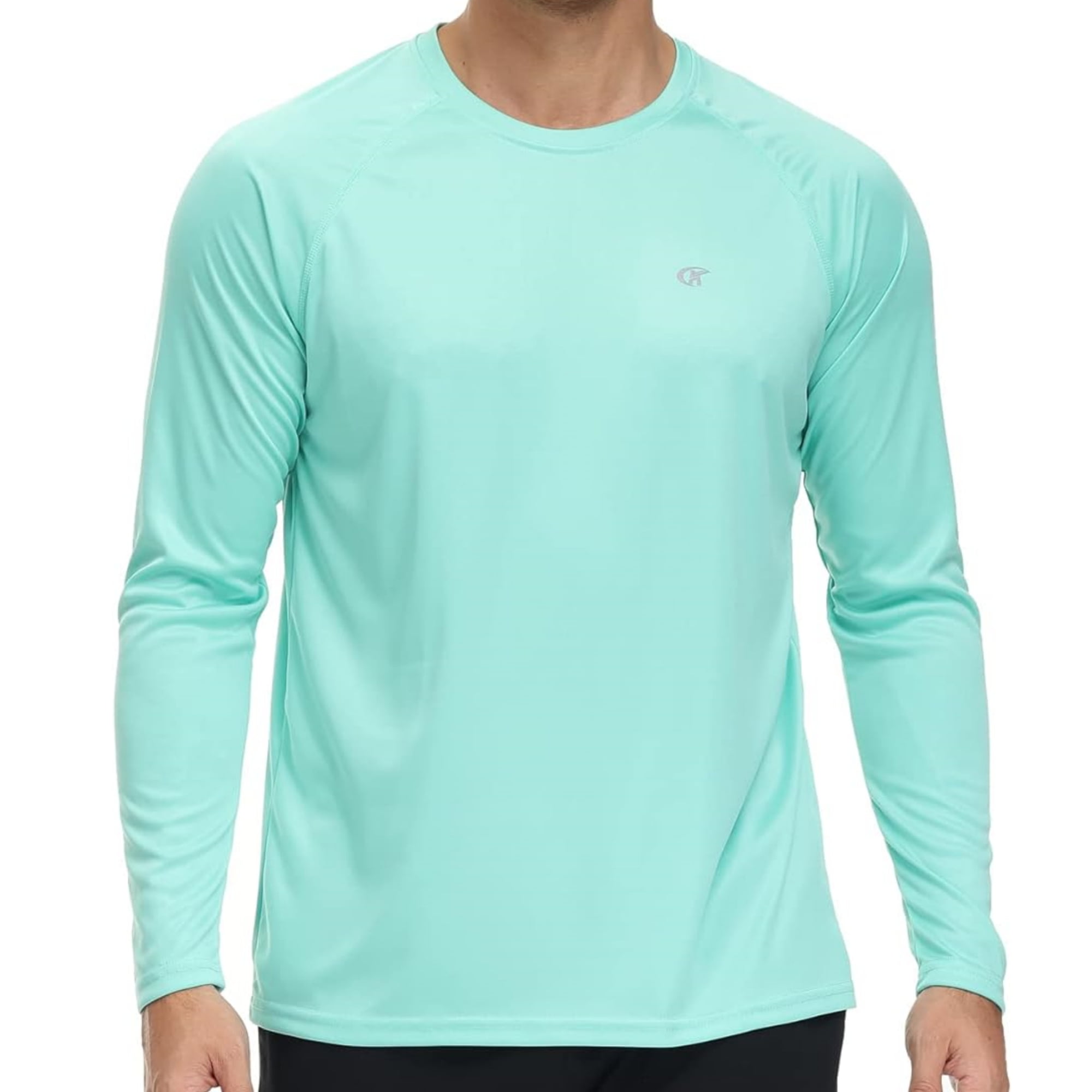 Satankud Men's Sun Protection Shirts UV SPF 50+ Long Sleeve Rash Guard ...