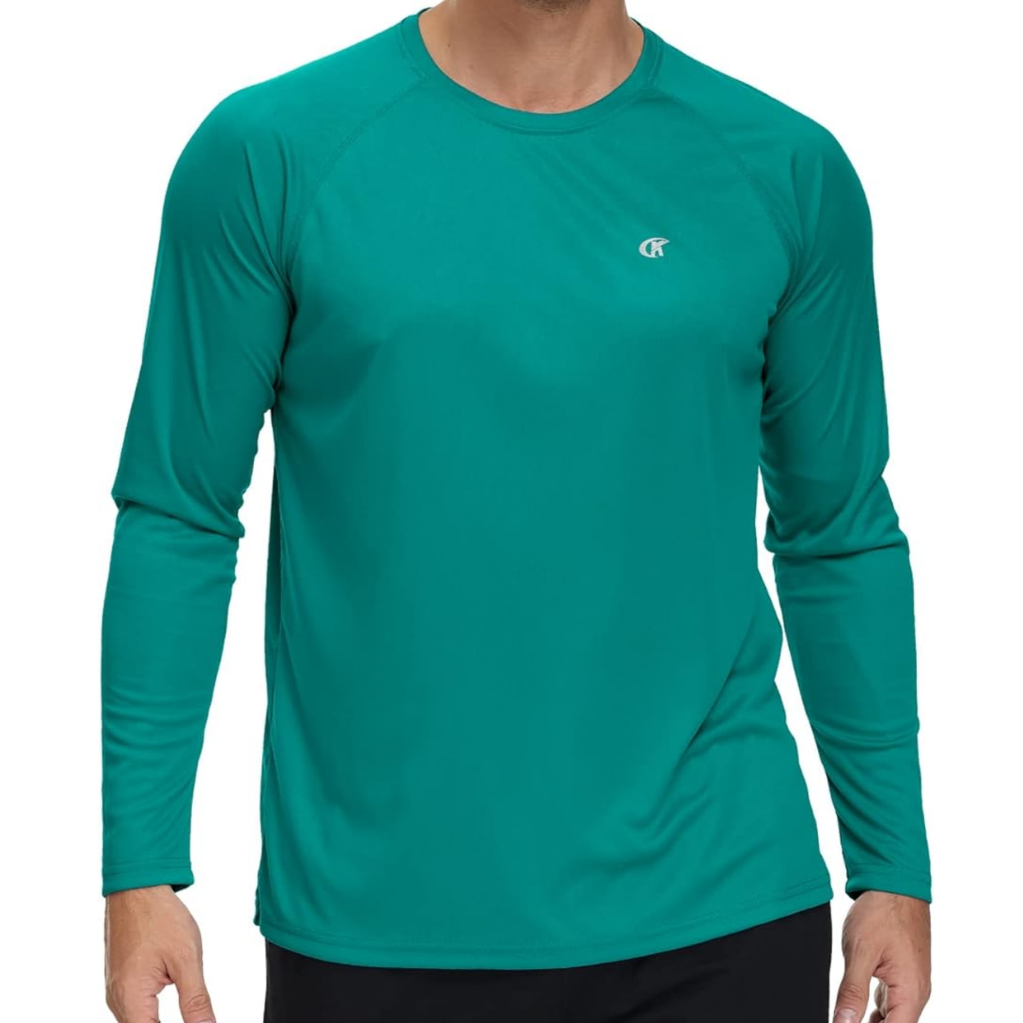 Satankud Men's Sun Protection Shirts UV SPF 50+ Long Sleeve Rash Guard ...