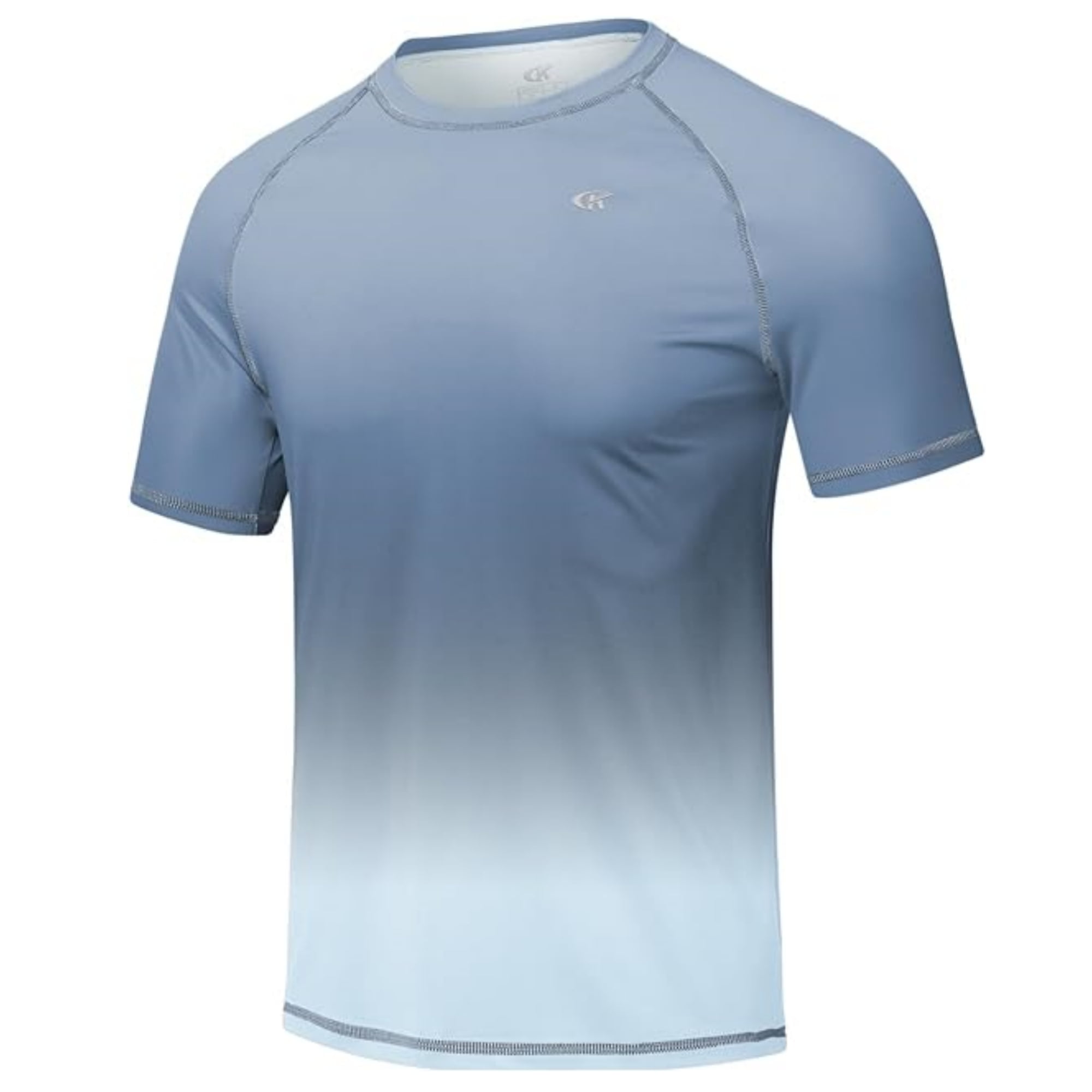 Satankud Men's Swim Shirts Rash Guard UPF 50+ UV Sun Protection T-Shirt ...