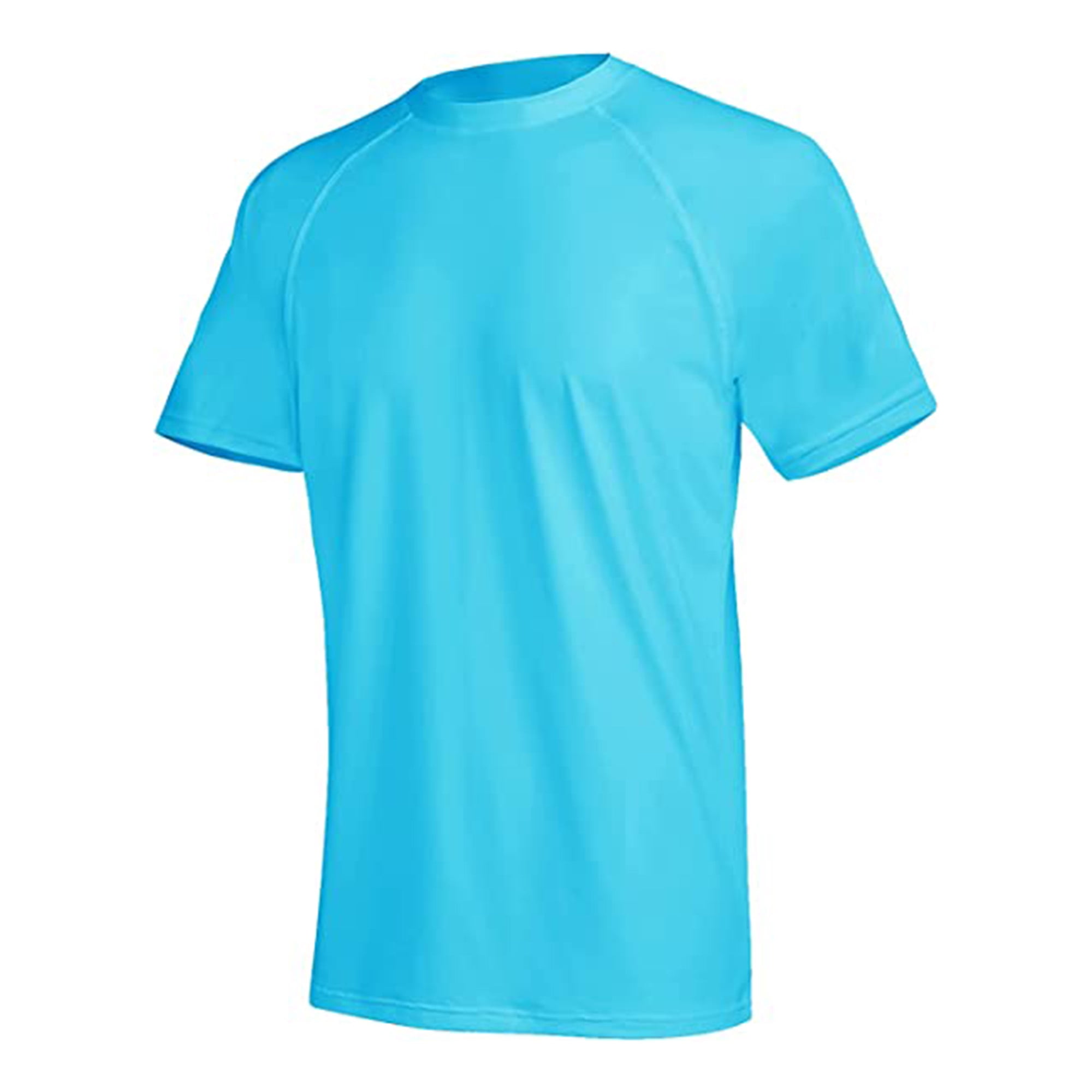 Satankud Men's UPF 50+ Rash Guards Swim T-Short Sleeve Running Shirt ...