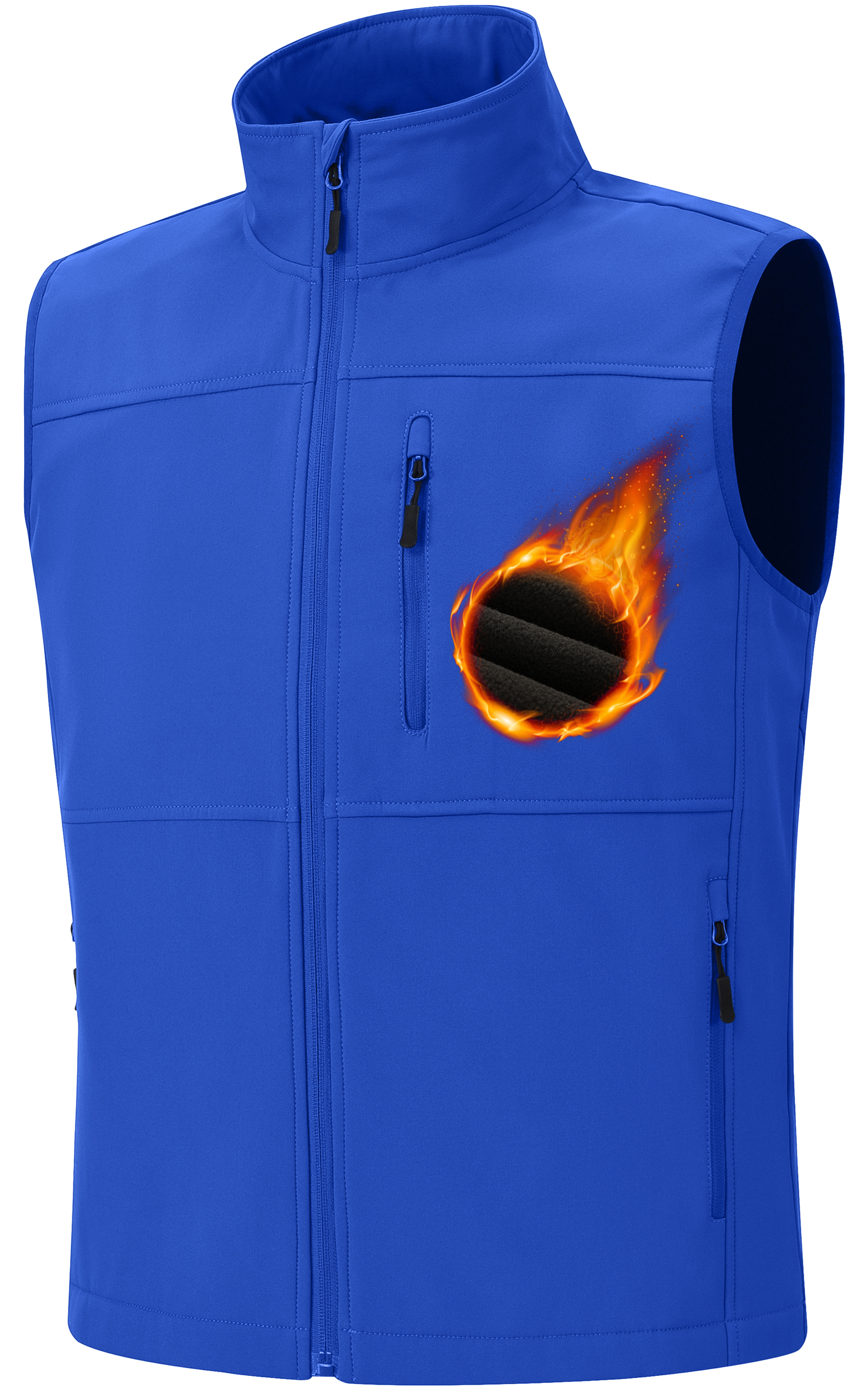 Satankud Mens Lightweight Softshell Vest Windproof Sleeveless Outerwear ...