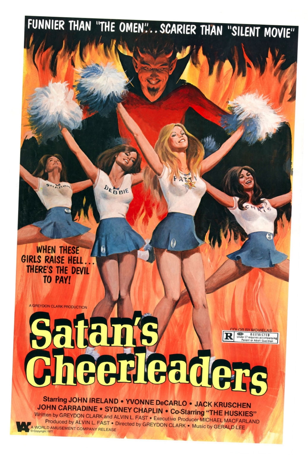 Satans Cheerleaders Movie Poster Metal Print 12x16 12x16 Square Adults Best Posters - Walmart.com