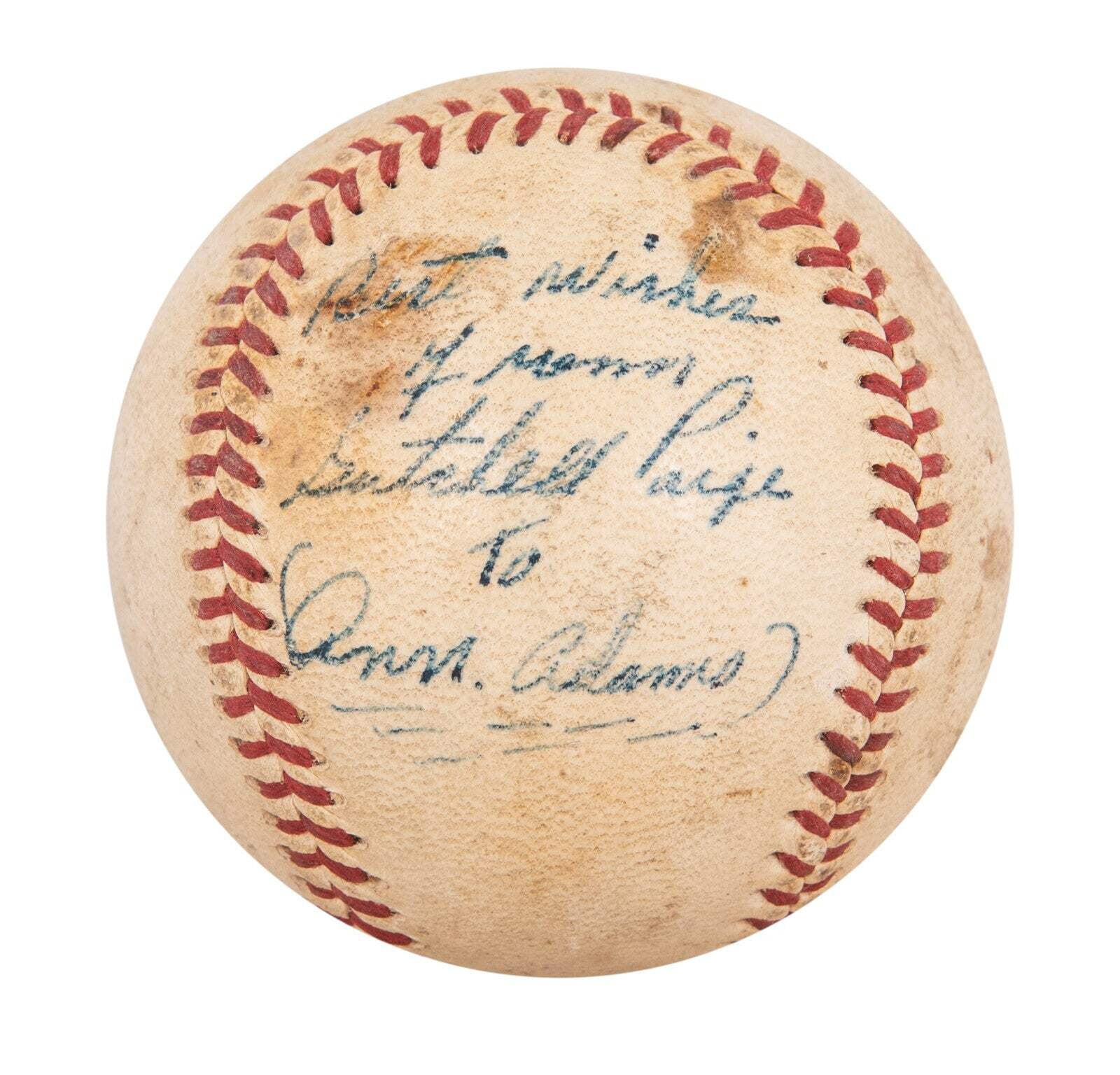 Satchel Paige Autograph
