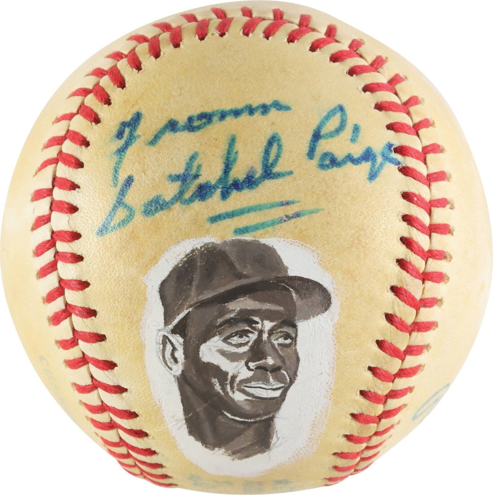 Satchel Paige Single Signed Vintage Official American League Baseball ...