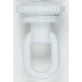 Satco 1/4 IP Screw Collar Loop with Ring 25lbs MAX White - Walmart.com