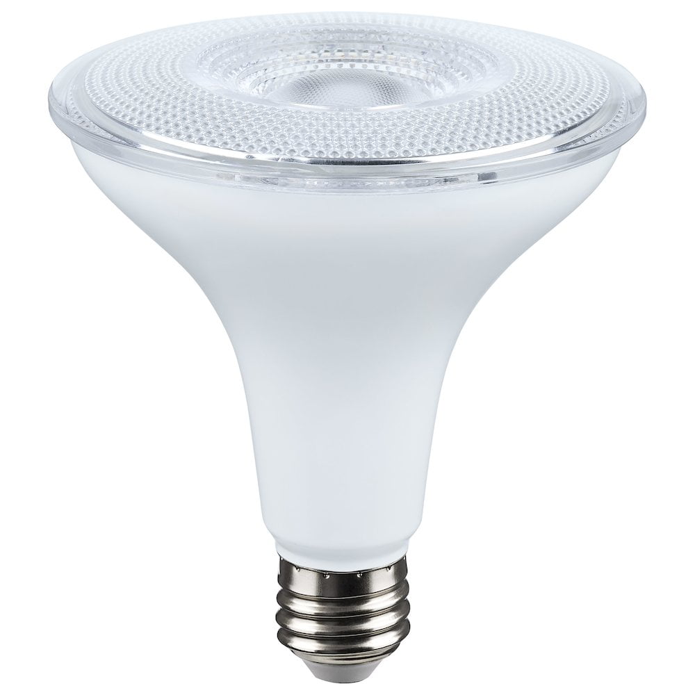 Satco 14 Watt Dusk to Dawn LED - PAR38 - 5000K - Medium Base - White ...