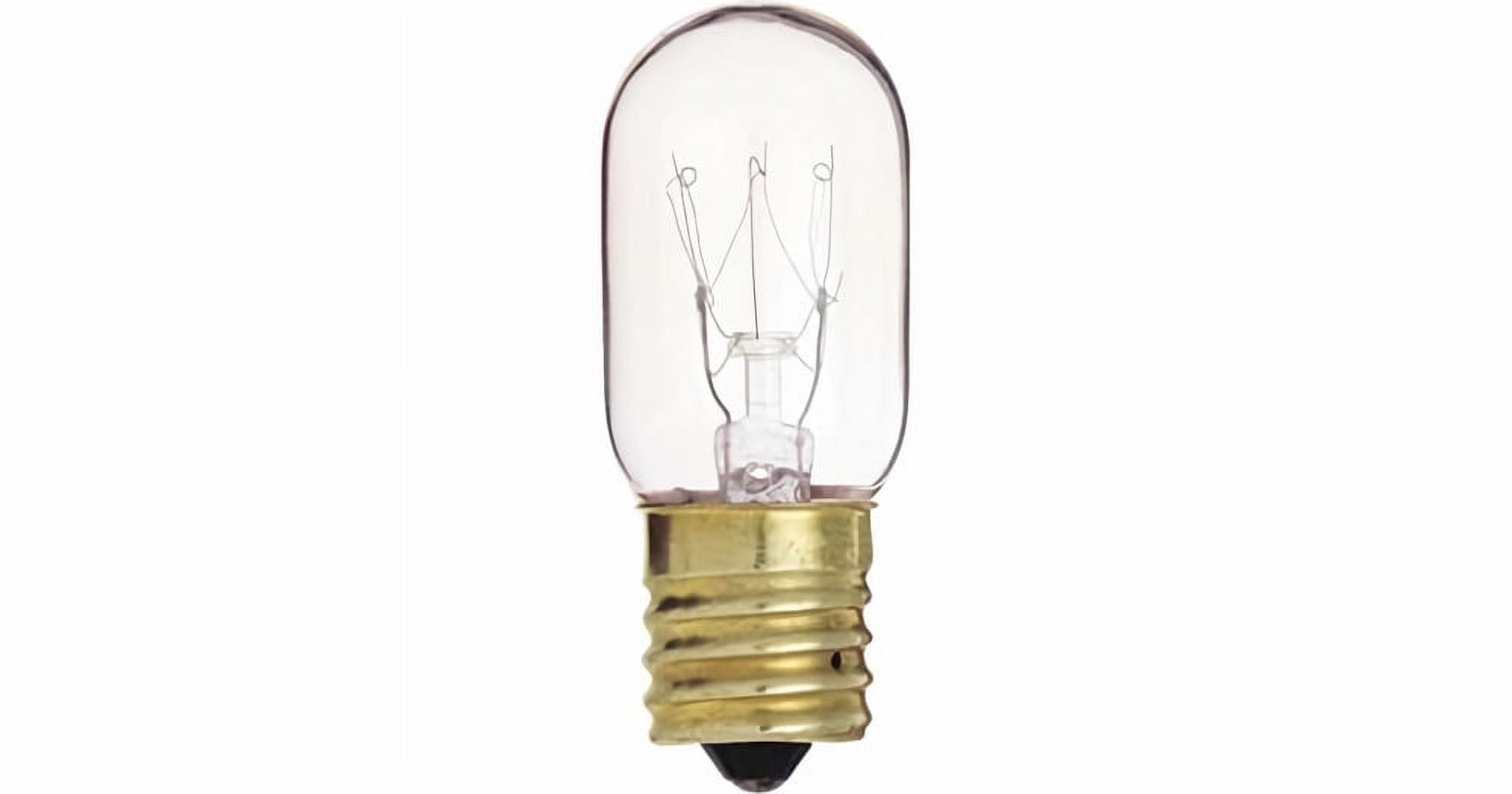Satco 15W Clear Intermediate Base T7 Incandescent Tubular Appliance ...