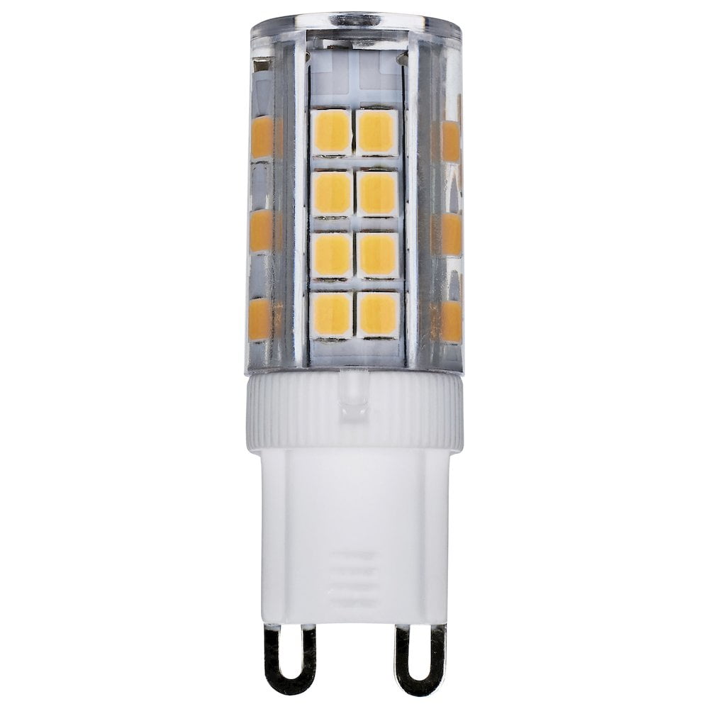 Satco 3.5 Watt - JCD LED - Clear - 3000K - G9 Base - 120 Volt - Walmart.com