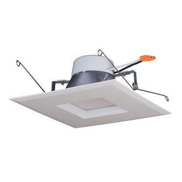 Satco 4" 7W Square LED Direct Wire Downlight - 3000K - Soft White ...