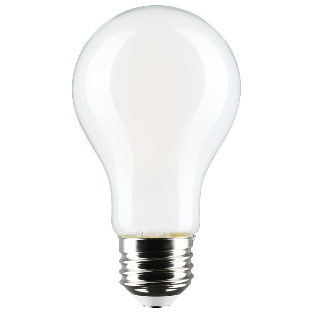 Satco 8 Watt A19 LED - Soft White - 2700K - Medium Base - 120 Volt - 4-Pack - Walmart.com