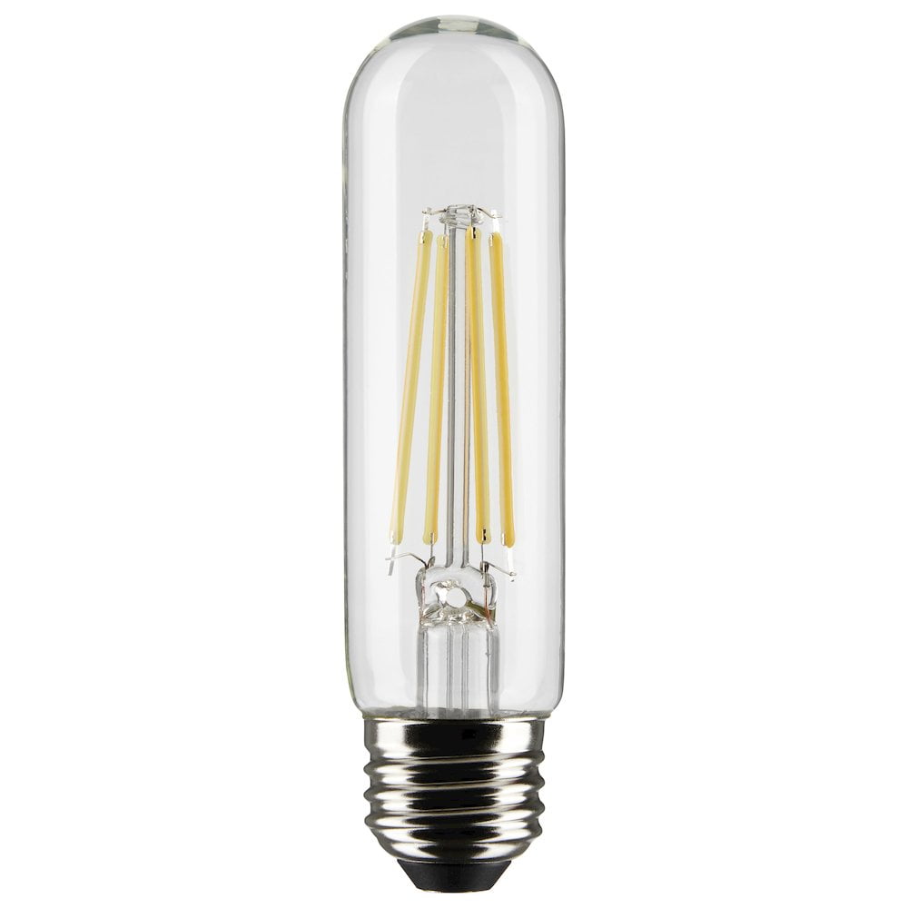 Satco 8 Watt T10 LED - Clear - Medium base - 90 CRI - 3000K - 120 Volt - Walmart.com