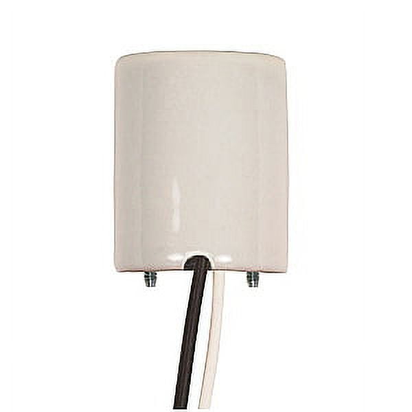 Satco 80-1700 36 in. 4KV Medium Glazed Porcelain Socket with SF2 for ...