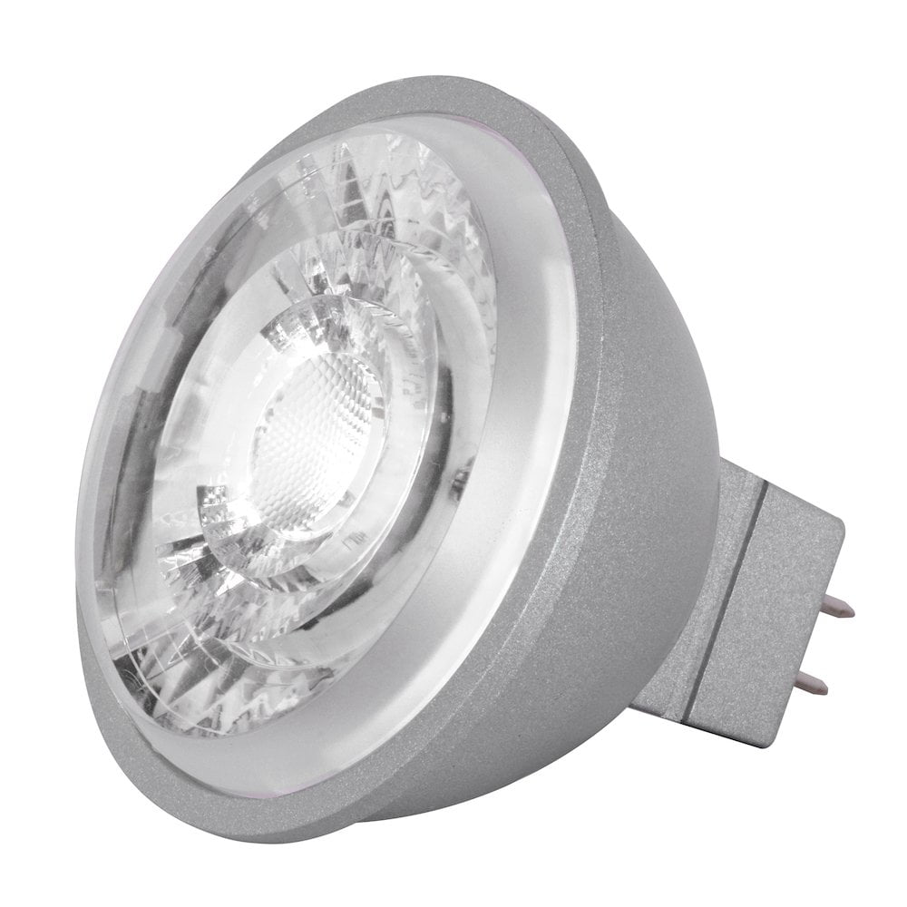 Satco 8W - LED MR16 - 5000K - 15 deg. beam spread - GU5.3 base - 12 ...