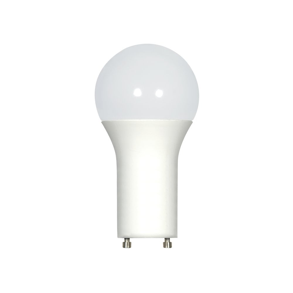 Satco 9.8 Watt - A19 LED - 3500K - GU24 base - 220 deg. Beam Angle - 120 Volt - Walmart.com