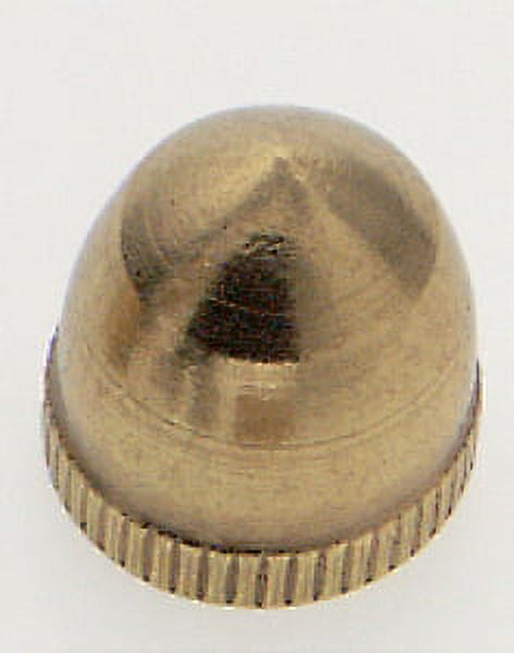 Satco Acorn Knob 1/8 IP Brass Burnished and Lacquered Knurled - Walmart.com