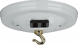 Satco Canopy Kit with Convenience Outlet Diameter 5in Center Hole 7 ...